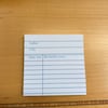 Library Card Sticky Notes - Reading Sticky Notes - Bookworm Gift ...