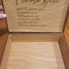 Custom Memory Keepsake Wooden Love Box With Personalization ...