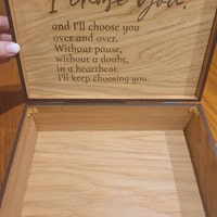 Custom Memory Keepsake Wooden Love Box With Personalization - Christmas ...