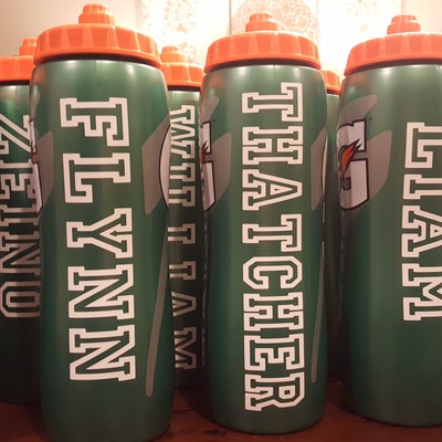 Customized Gatorade Type Sports Bottle Labels name Sticker Only for ...