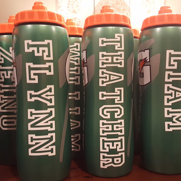 Customized Gatorade Type Sports Bottle Labels (name Sticker Only) for ...