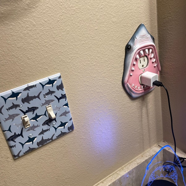 Shark Light Switch Cover - Etsy