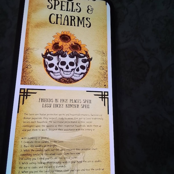 Gambler's Spells Book, Witchcraft Wicca Spells, Book of Shadows ...