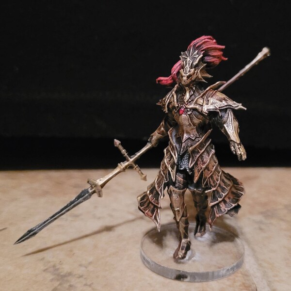 Knight Wanderer Miniature Inspired by Tarnished From Elden Ring 3D ...