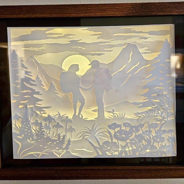 Paper Cut Lamp Nativity of Jesus Paper Cutting Template DIY Paper Cut ...