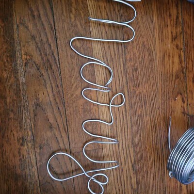 Printable Letter Templates for Knitted Wire Tricotin Digital Download ...