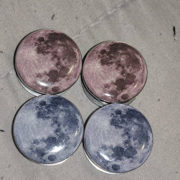 Full Moon Picture Plugs Gauges - 16g, 14g, 12g, 10g, 8g, 6g, 4g, 2g, 0g ...
