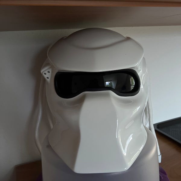 Predator Motorcycle Helmet Custom Full White Gloss (dot & Ece Approved ...