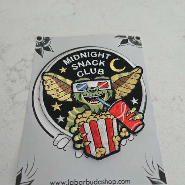 Ghostbusters Slimer Fan Art Junk Food Lover Iron on Patch - Etsy