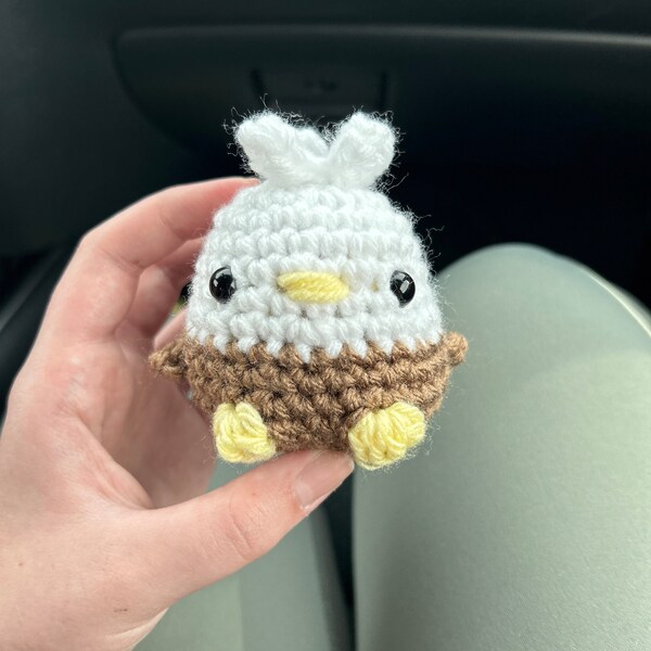 Crochet Eagle Pattern LOW SEW Bird Mini Baby Eagle Stuffed Animal PDF ...