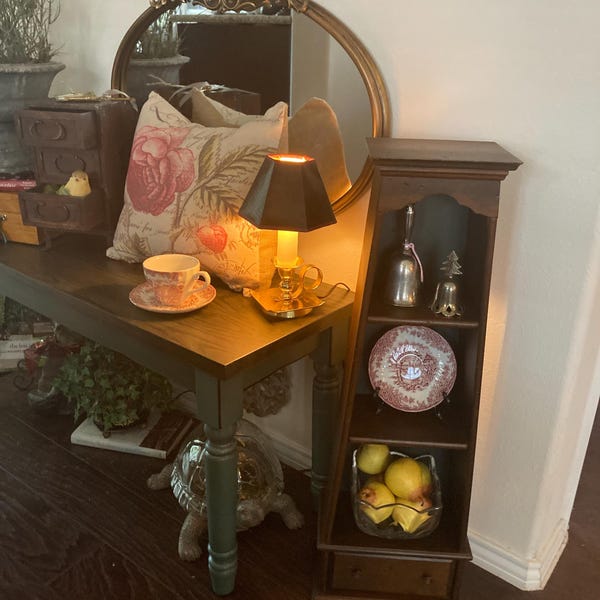 Rare Large Vintage Prison, Folk, Tramp Art Matchstick Jewelry Vanity ...