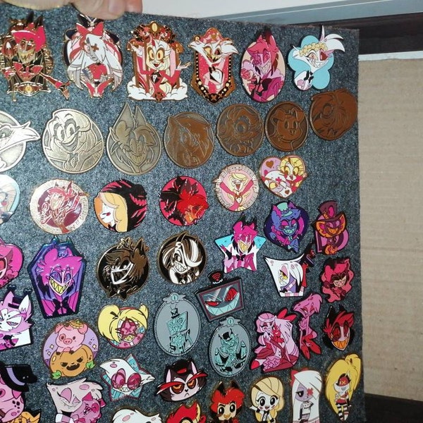 Wood Pin Display Case, Pin Display Box, Dustproof Badge Box, Jewelry ...