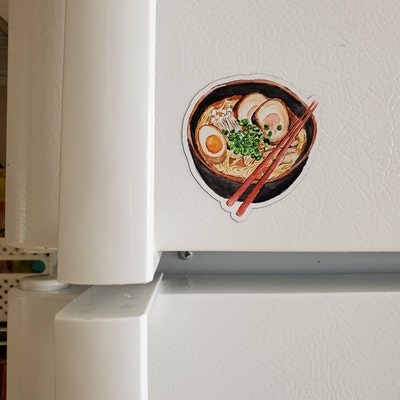 Ramen Noodles Magnet, Japanese Ramen Fridge Magnet, Refrigerator Magnet ...