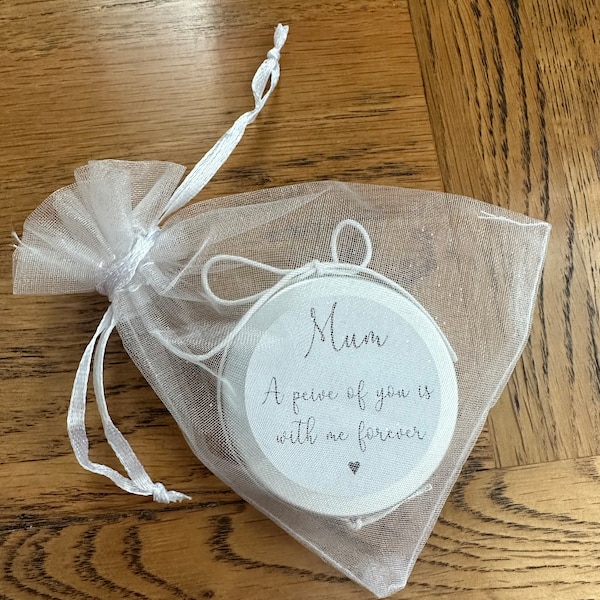 Mum Memorial Keepsake, Funeral Keepsake, Ashes, Lock of Hair, Memorial ...