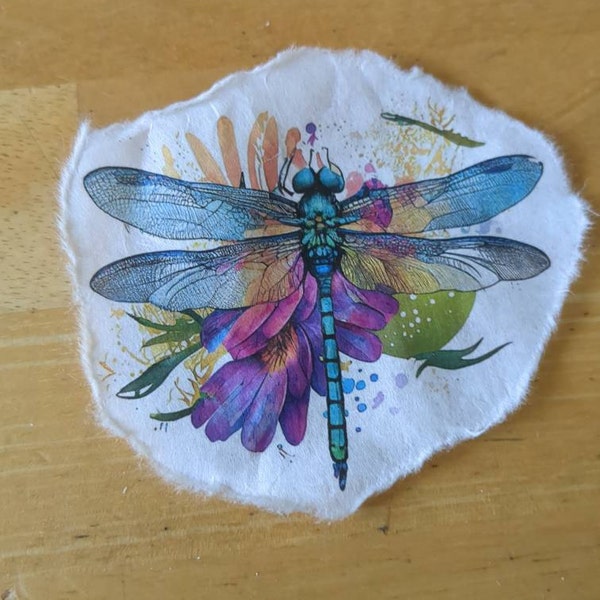 Rice Paper for Decoupage, Dragonfly, Mulberry Tissue, Scrapbooking ...