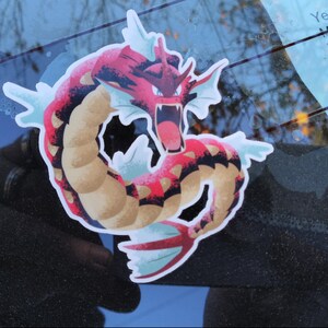 Gyarados Vinyl Sticker - Etsy