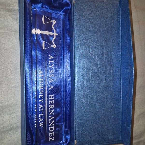 Attorney Glass Office Desk Name Plate, Clear JD Judge Nameplate, Lawyer ...