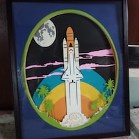 3D Rocket SVG - Shadow Box Svg, Space Svg - Etsy Canada