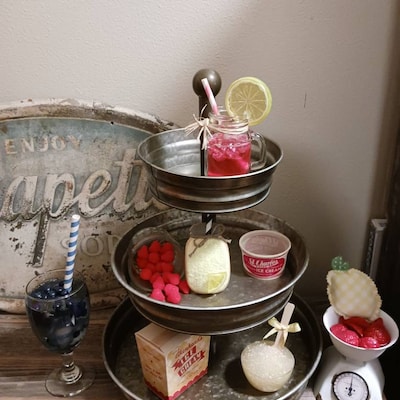 Fake Sangria Glass Fake Alcohol Fake Drinks Summer Sangria Summer Decor ...