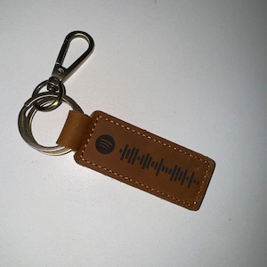 Custom SONG KEYCHAIN, Personalized Scannable Music Keychain, CHRISTMAS ...
