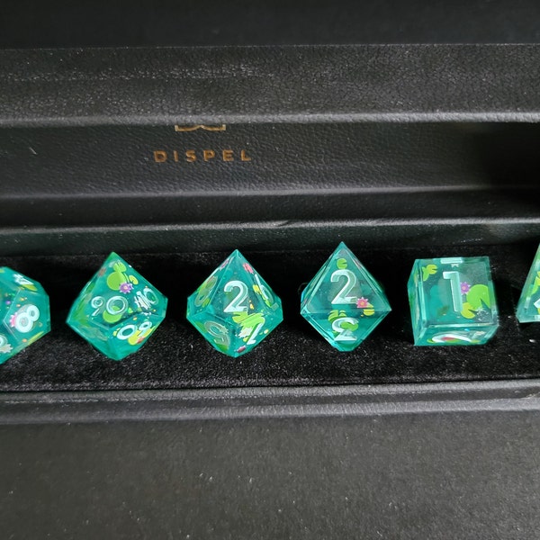 Dispel Dice petal Storm 7-piece Sharp Edge Dice Set for Dnd, Rpgs ...