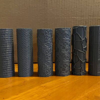 Textured Rollers Collection Clay/ Foams D&D Terrain 28mm 32mm Dungeons ...