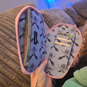 Gothic Goat Coin Purse Black, Lavender, or Cotton Candy - Etsy