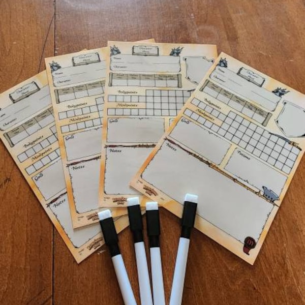 Ultimate Heroquest Paper Character Sheets! - Etsy