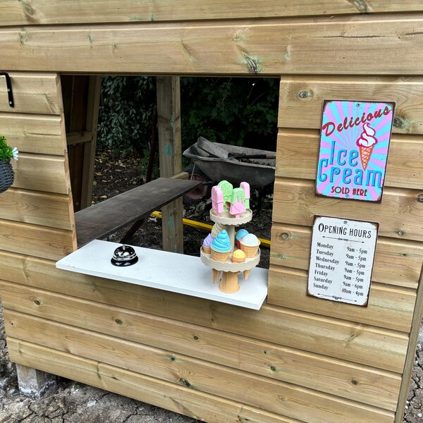 OPENING HOURS Sign, Custom Sign, Opening Hours, Outdoor Grade Opening ...