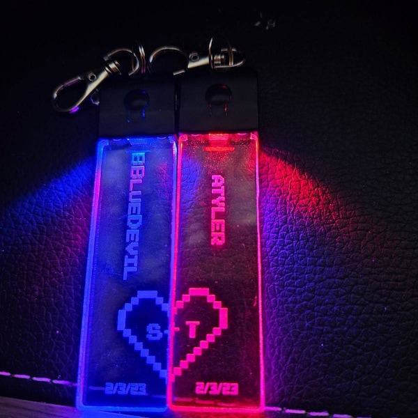 Custom Camo Nametag LED Keychain | Personalized COD Military Theme ...