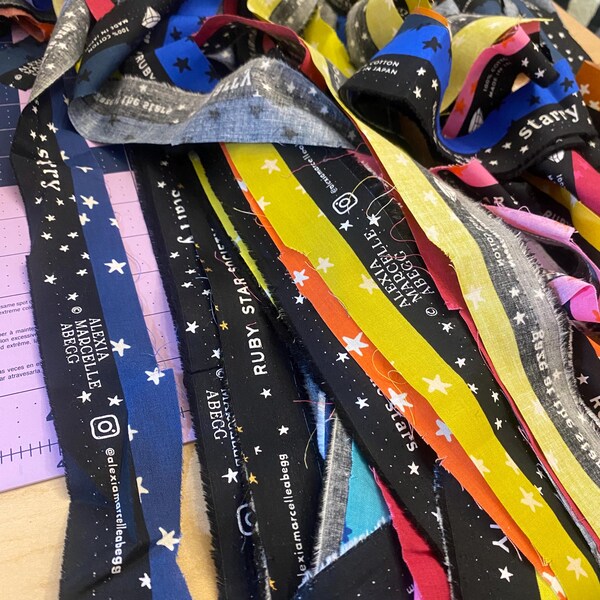 Starshine in Multi Quilt Kit Fabric Pattern and Binding and Backing ...