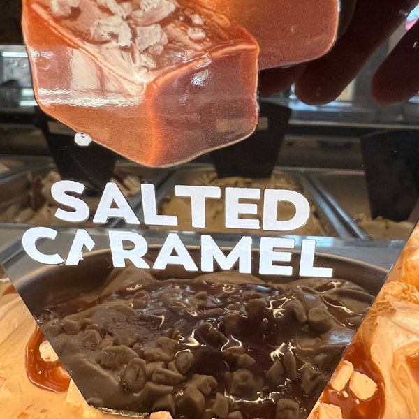 5 Pcs Gelato Flavor Markers, Ice Cream Labels, Flavor Tags, Gelato ...