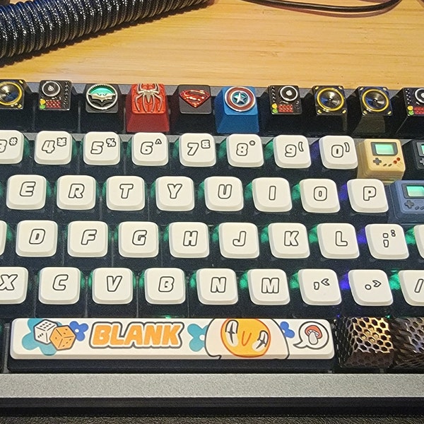 XDA Profile Transparent Keycaps: Colorful LED Shine-through - Etsy