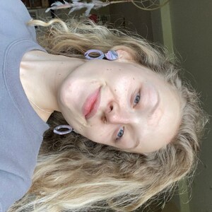 Retro Orange and White Print Slanted Rectangle Dangle Polymer - Etsy