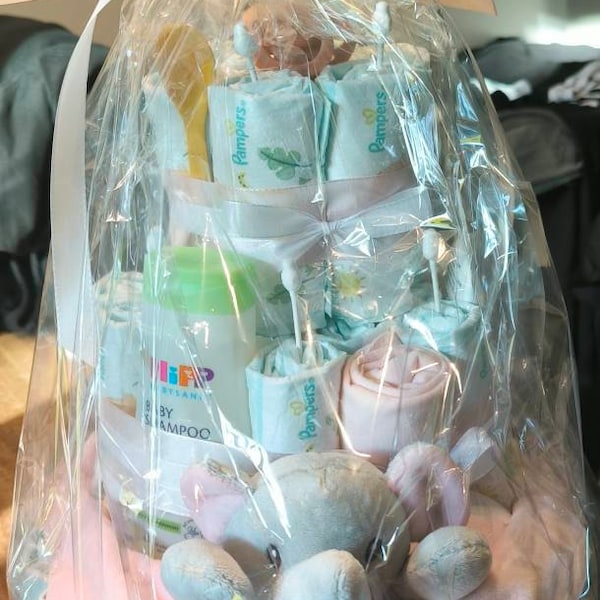 Windeltorte Junge - Windelgeschenk - Geschenk für Babyparty ...