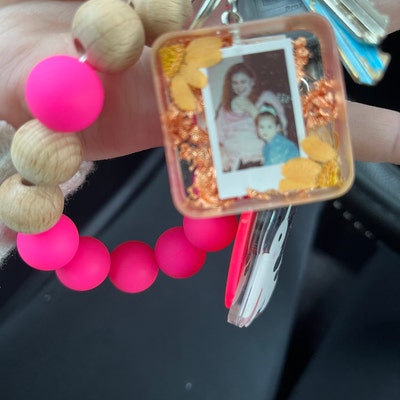 Resin Photo Keychain With Flowers Photo Keychain Resin Keychain Picture ...