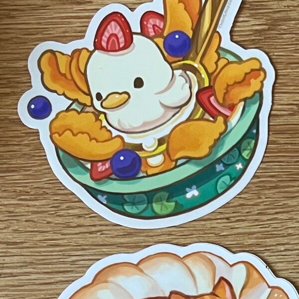 Vinyl Sticker Cornflakes Cereal Duckie - Etsy