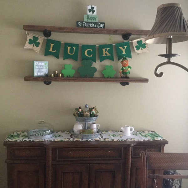 Shamrock Cutout- Three Leaf Clover Wood Craft- DIY Craft for March- St ...