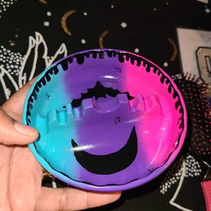 Black Light Glow Trippy Alien Stash Box / Small Rolling Makeup | Etsy