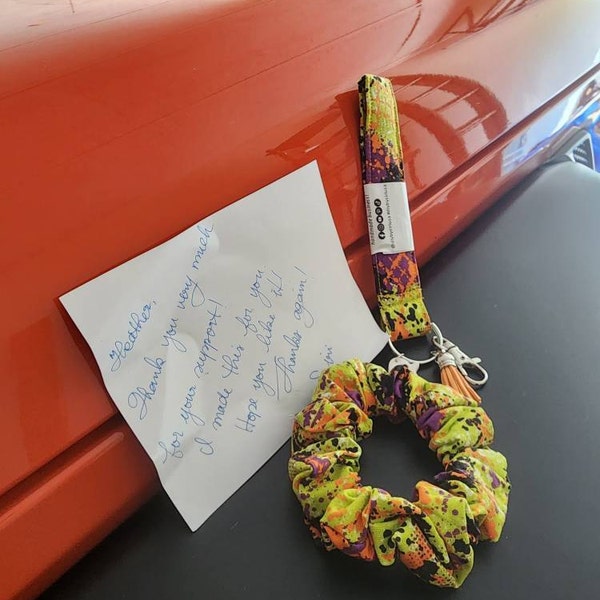 Halloween Wristlet Keychain Tassels Lobster Claw Clipper Spooky ...