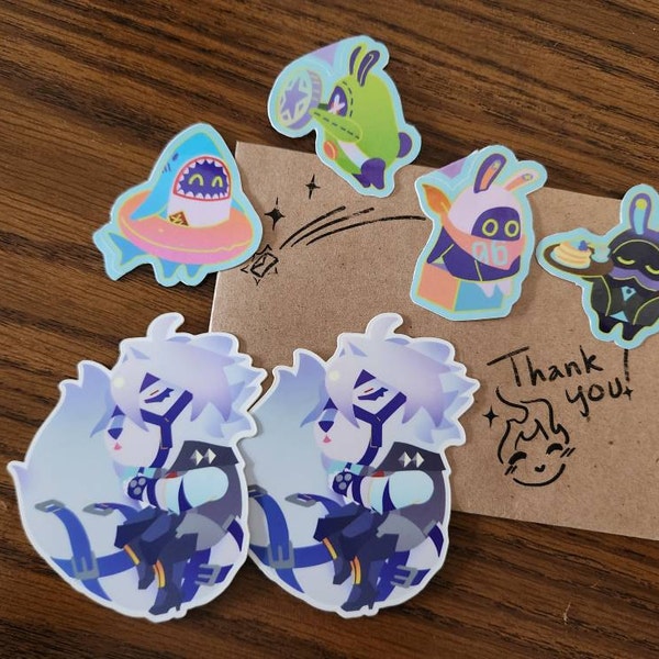 Zenless Zone Zero Jane Doe Holo Matte Sticker - Etsy