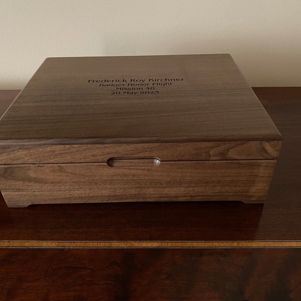 Extra Large Keepsake Box , Large Wooden Box , Walnut Jewelry Box ...