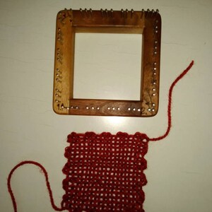 Walnut Pin Looms From Blue Butterfly, Skipper Loom, Wooden Pin Loom ...