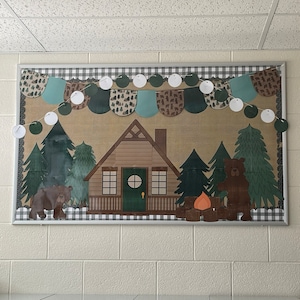 Scarecrow Pumpkin Patch Autumn Fall Bulletin Board Kit - Etsy