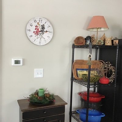 Oversized Flower Clock Large Clock - Etsy