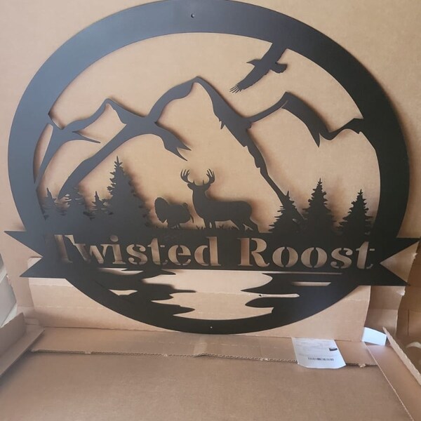 TURKEY & DEER Sign, Hunting Decor, Deer Hunter Gift, Turkey Hunter Gift ...