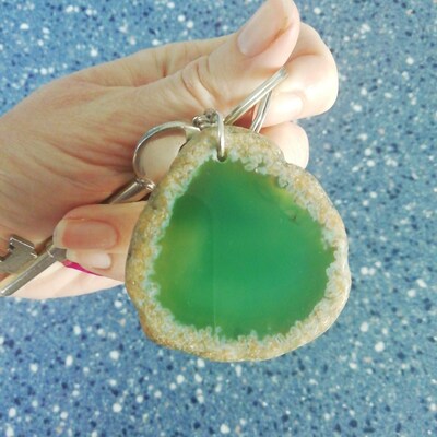 Crystal Keyring Gemstone Keychain Gift for Her and Him Tree - Etsy