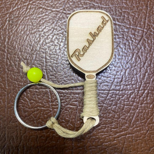 Personalized Pickleball Paddle Keychains! Pickleball Paddle Gift for ...