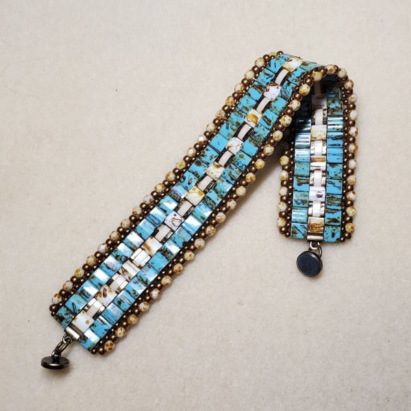 Pathway Band Beaded Pattern Tutorial by Deb Roberti (digital Download ...
