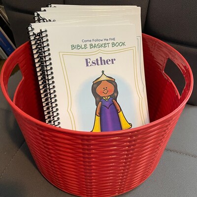 The Ten Commandments Bible Basket Book - Etsy